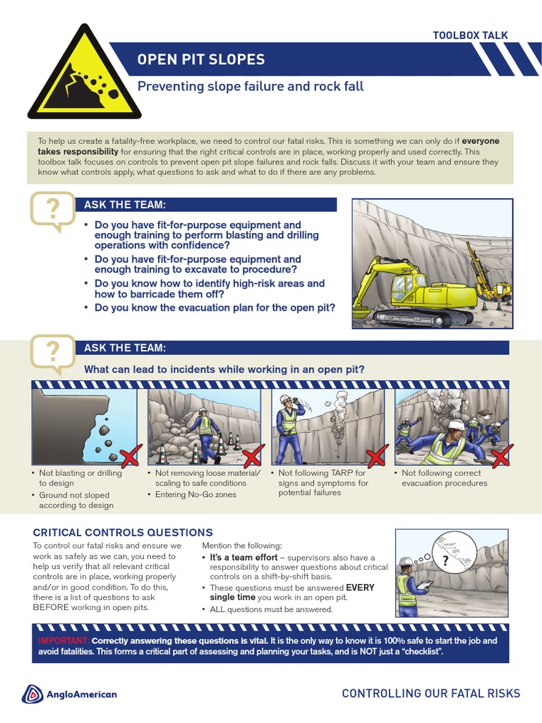 AA - Open Pit Slopes - TBT - 29 July | PDF | Business | Nature