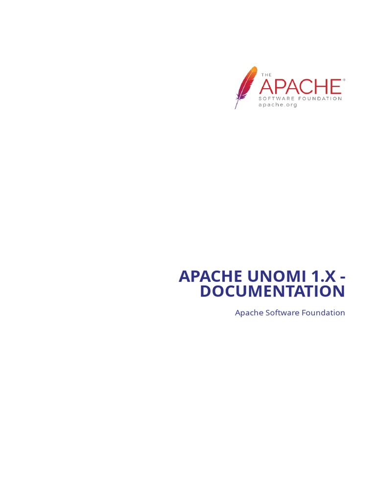 Apache Unomi 1.X - Documentation | PDF | Scope (Computer Science) | Json