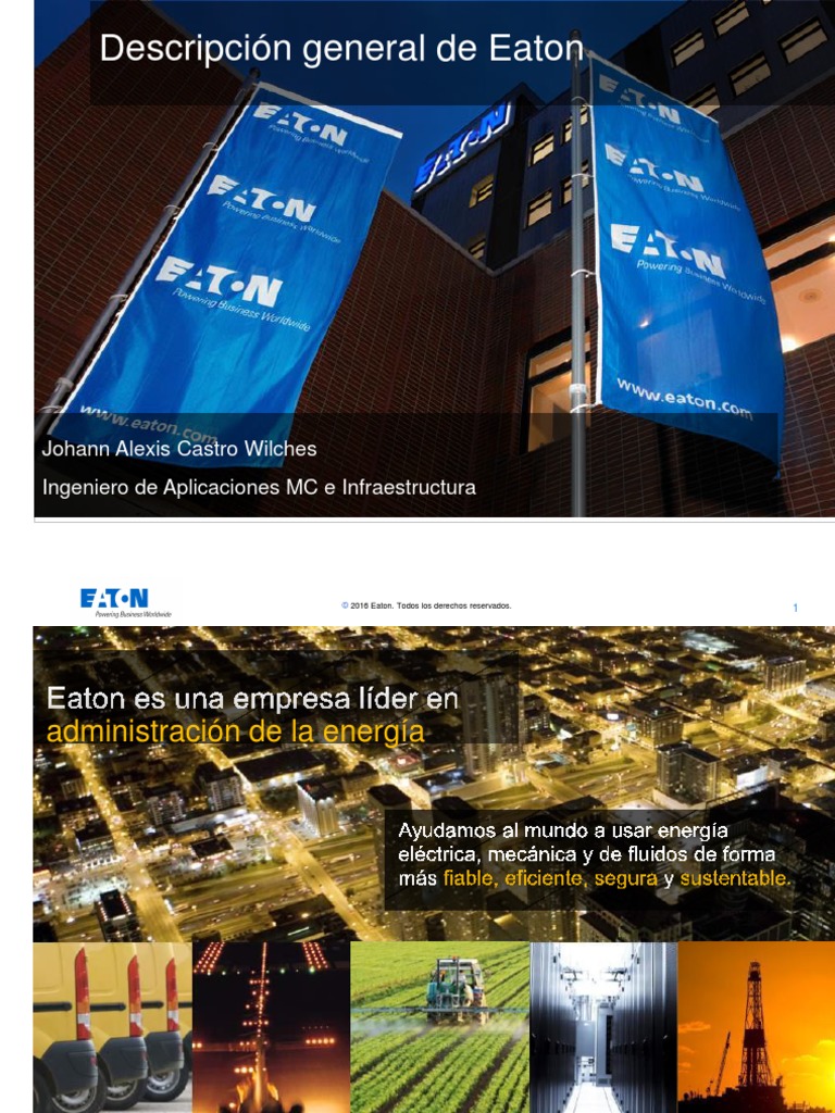 Presentación Corporativa EATON | PDF | Colombia | Ingenieria Eléctrica