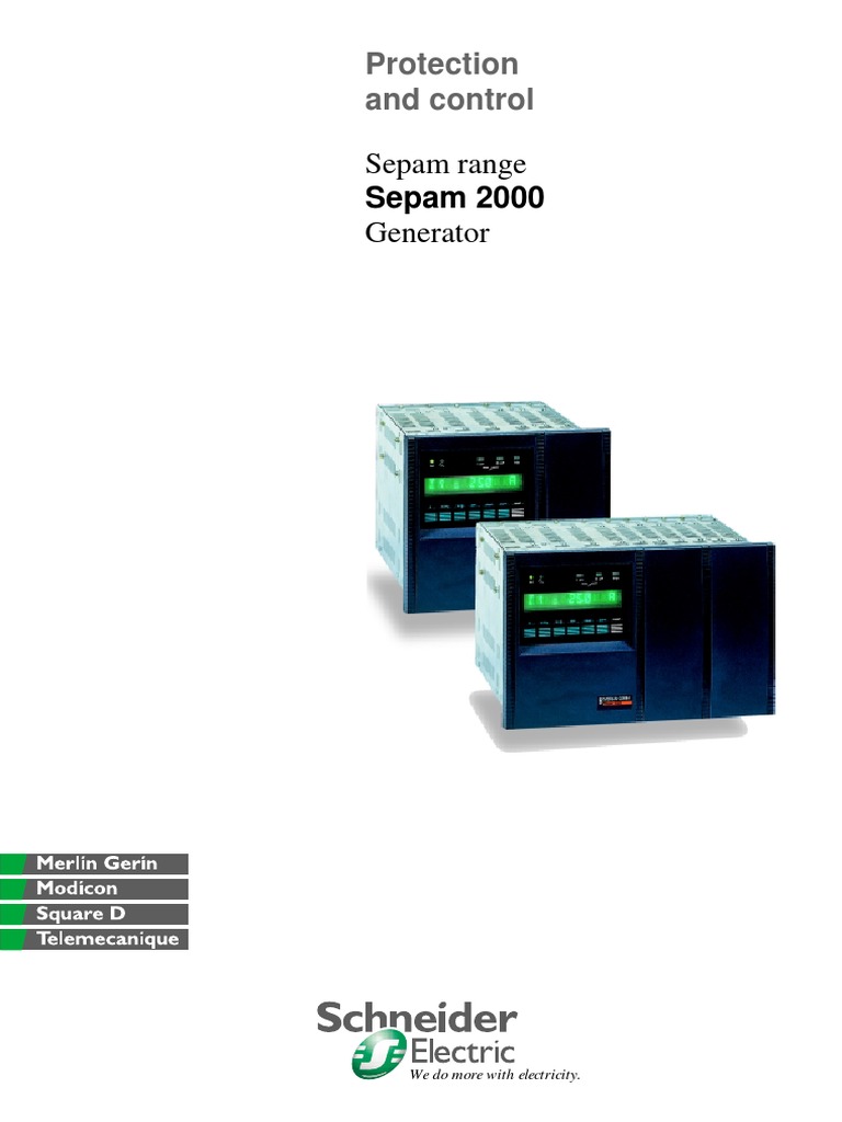 Sepam 2000 | PDF | Transformer | Ac Power