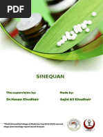 Sinupret patientInfoSheet | PDF | Herbalism | Ethanol