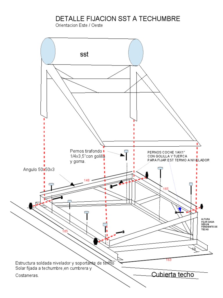 Fijacion Estructura A Techumbre | PDF