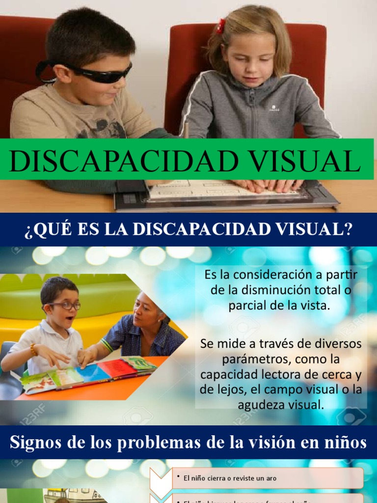 Discapacidad Visual | PDF | Glaucoma | Percepción visual