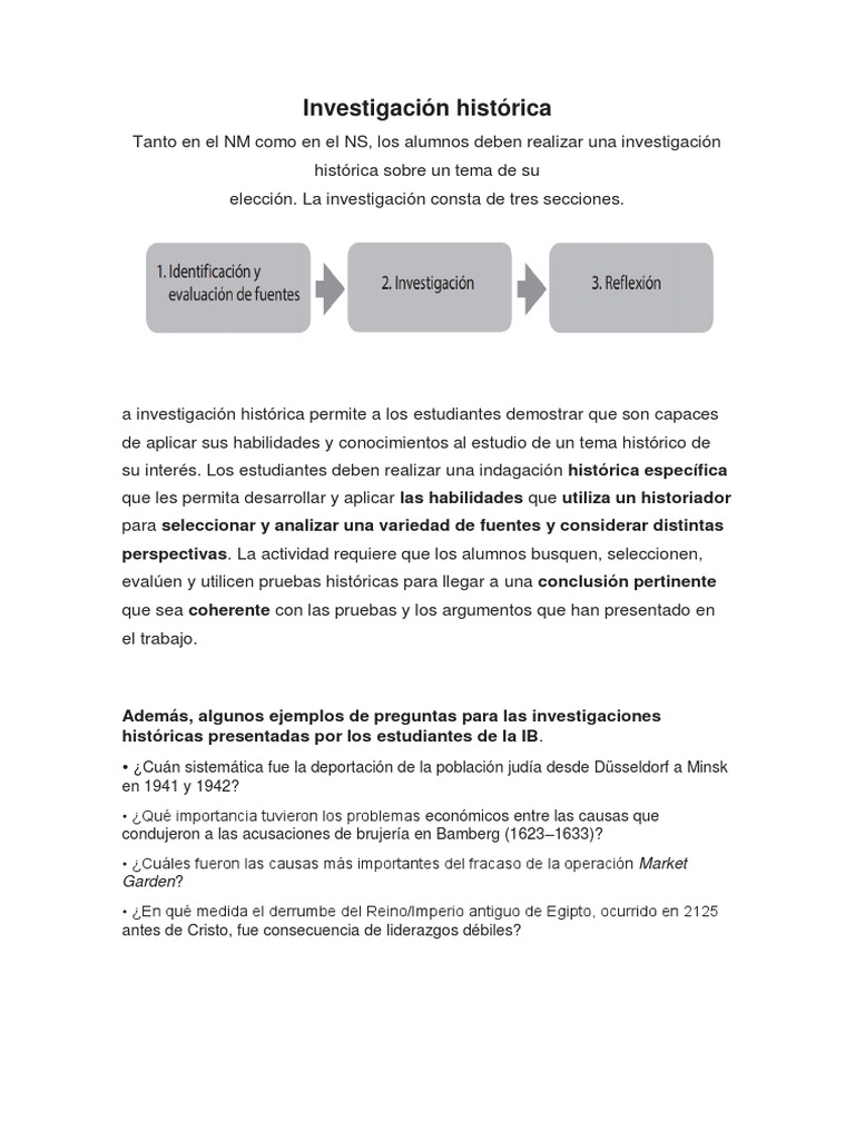 ZZZZZ Investigacion Historica PDF | PDF | Ciencias sociales