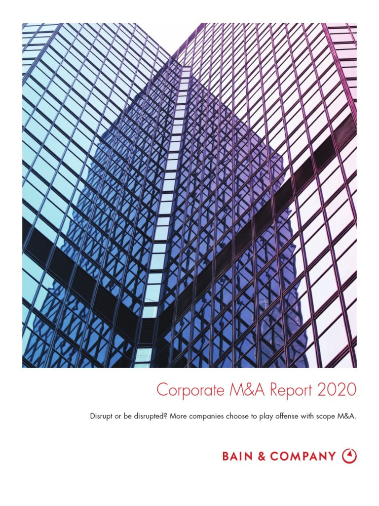 Bain Report Corporate M and A Report 2020 PDF | PDF