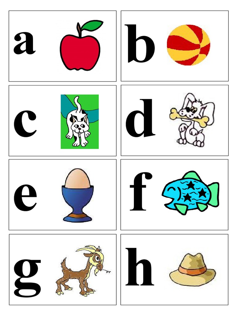 Alphabet Number Cards Editable Version - Odg | PDF