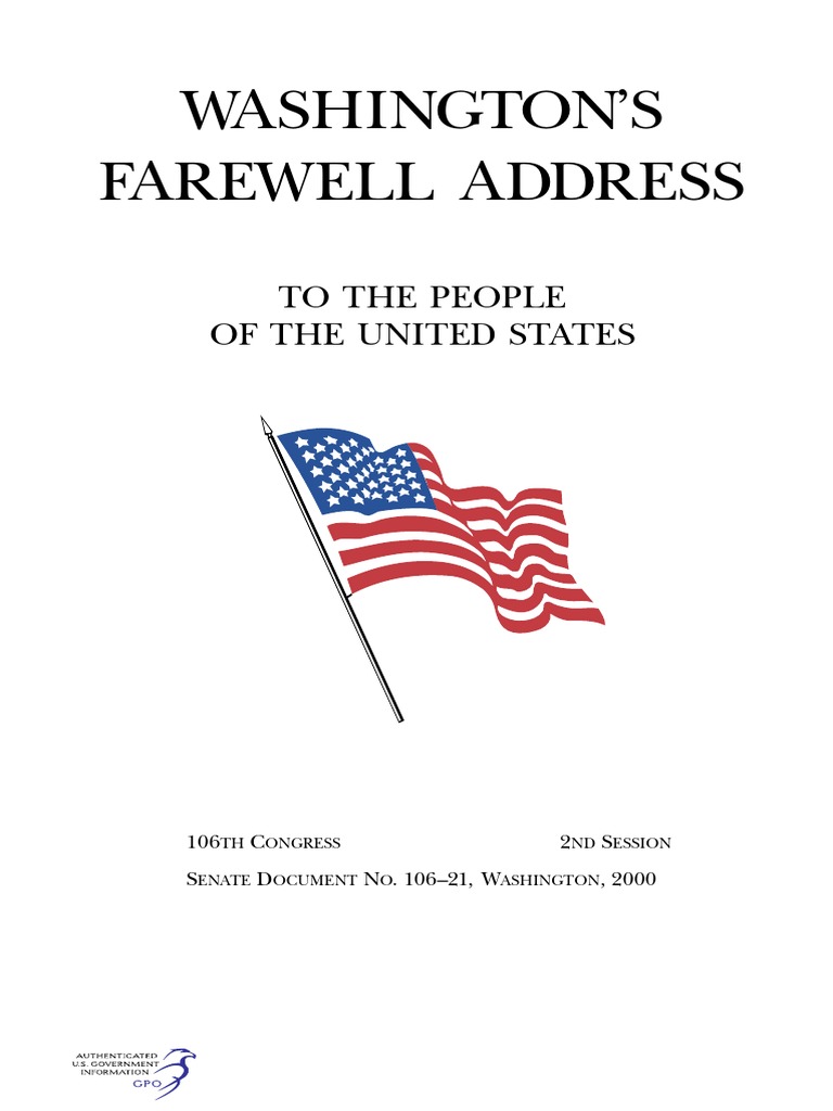 Washington's Farewell Address Insights | PDF