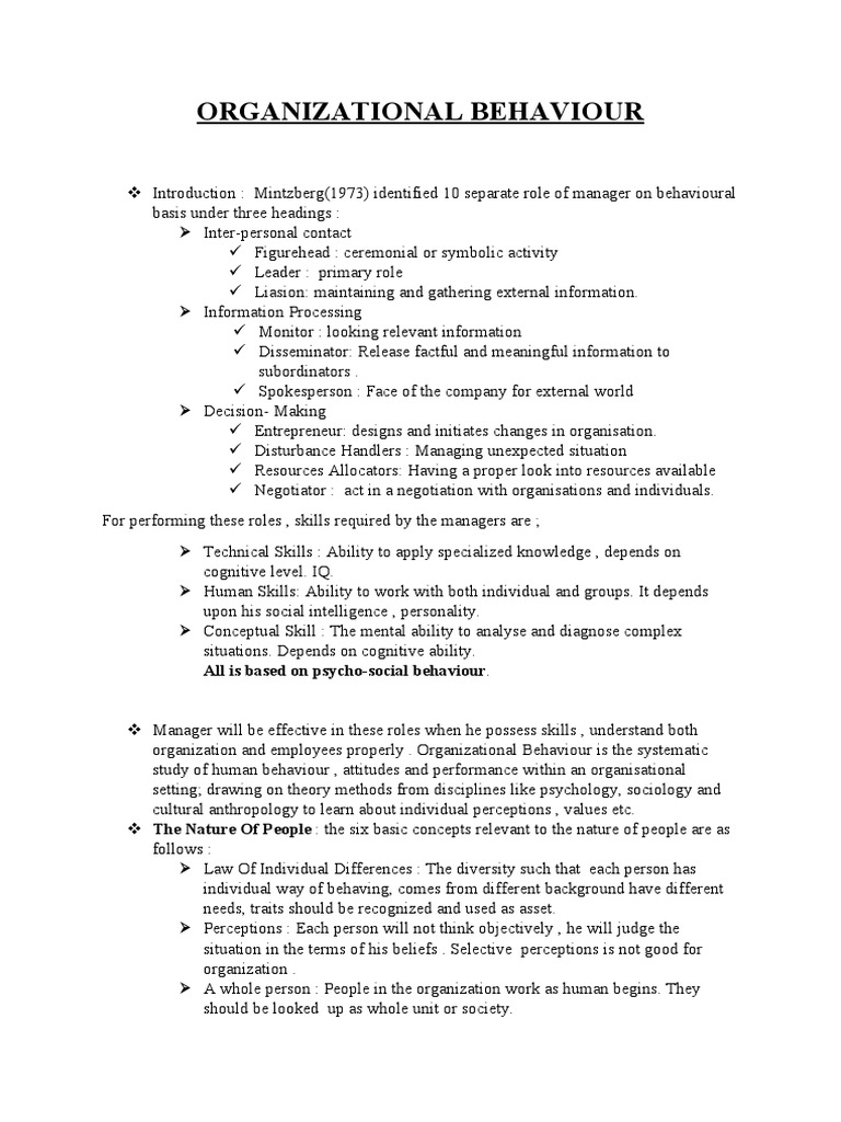 Understanding Organizational Behavior | PDF