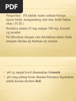 Jenis dan Proses Pembuatan Pil Obat | PDF
