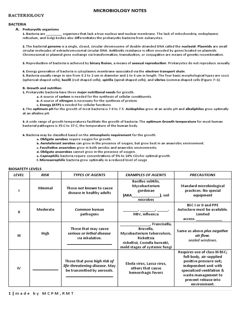 Microbiology Notes: Bacteriology Bacteria | PDF | Staphylococcus ...