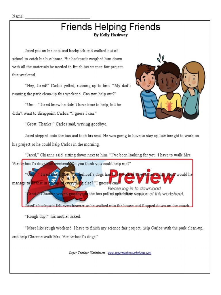 Friends Helping Friends: A Story of Balance | PDF