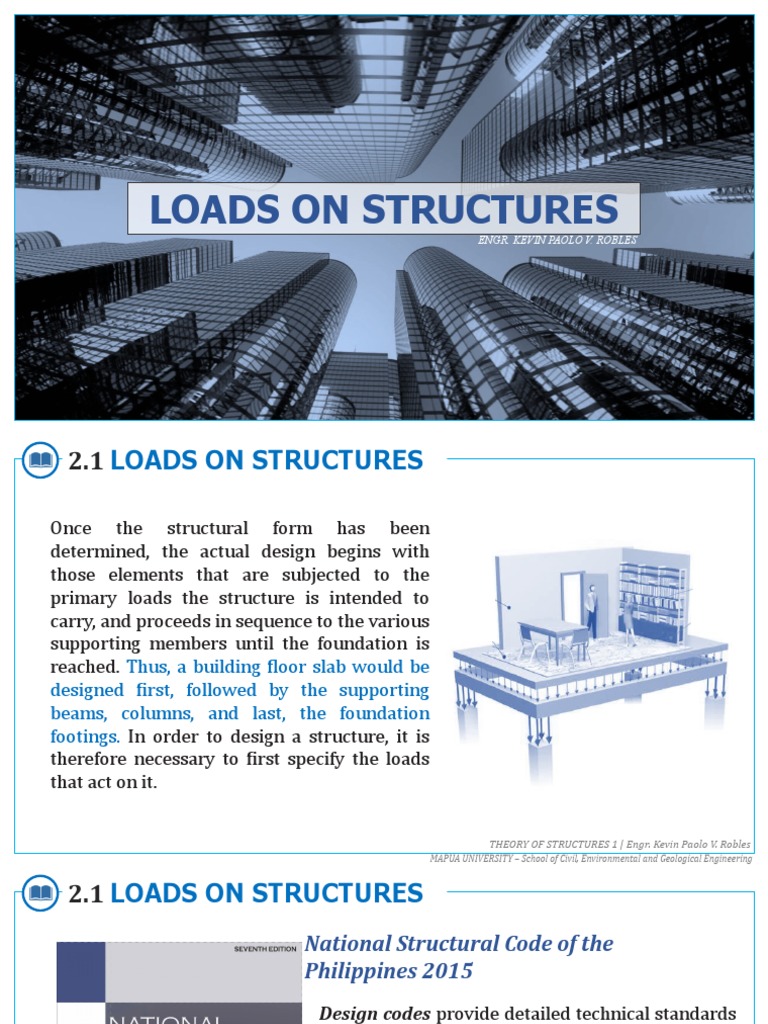Loads On Structures: Engr. Kevin Paolo V. Robles | PDF