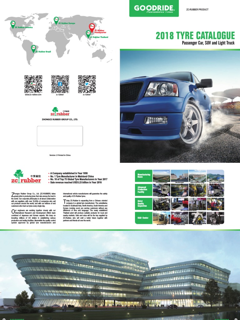 Goodride 2018 Tyre Catalogue SUV | PDF