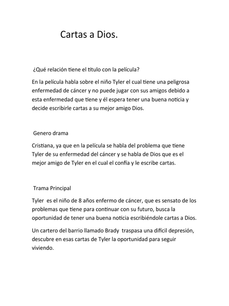 Cartas A Dios Etica | PDF | Salud y bienestar | Estilo de vida