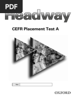 English Placement Test Sample Questions | PDF | Weather | Airplane