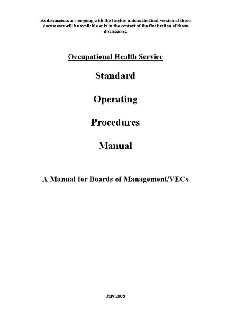 Ohs Manual | Occupational Safety And Health | Retirement