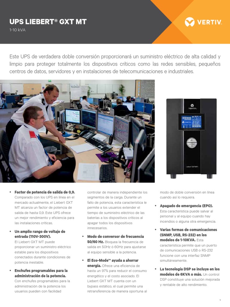 Liebert GXT MT SP PDF | PDF