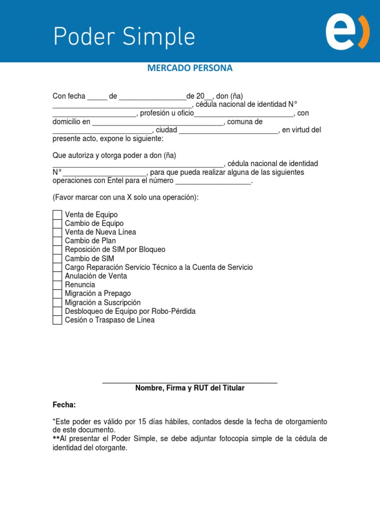 Poder Simple Entel PDF | PDF