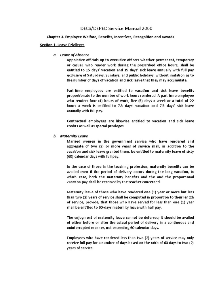 Deped Manual 2000 | PDF