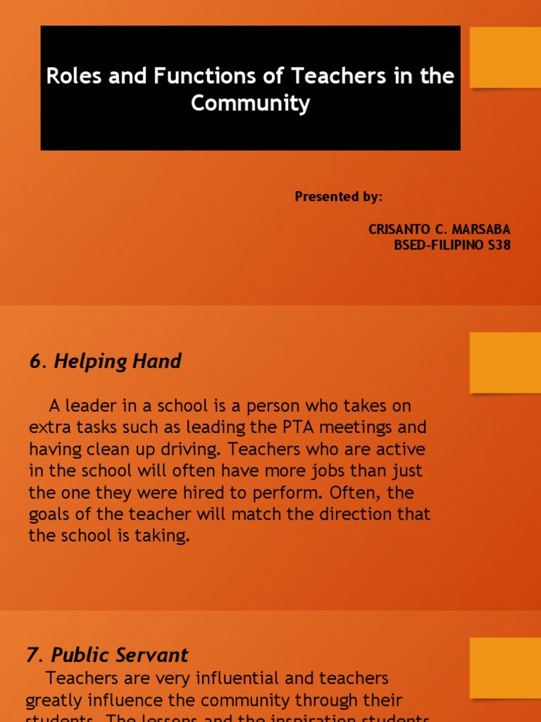 Roles and Functions | PDF