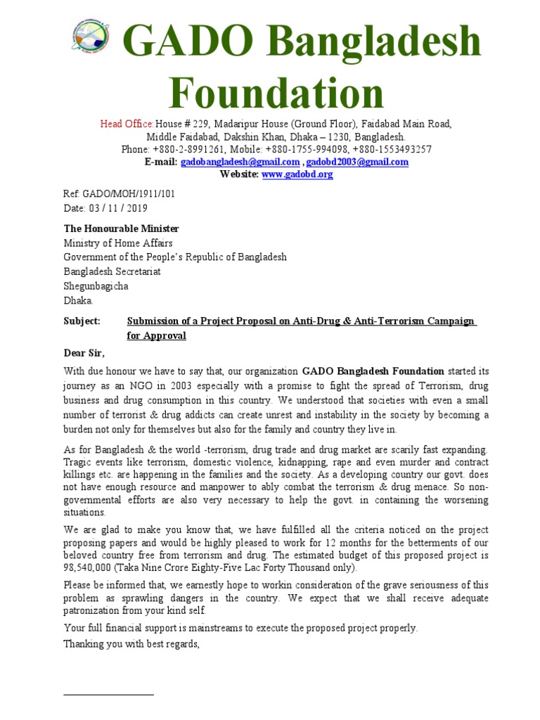 Forwarding Letter | PDF