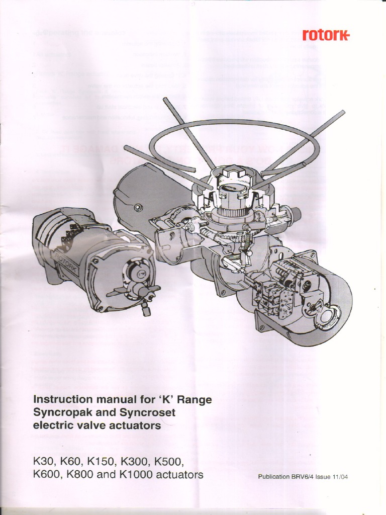 Rotork Actuator Manual PDF | PDF