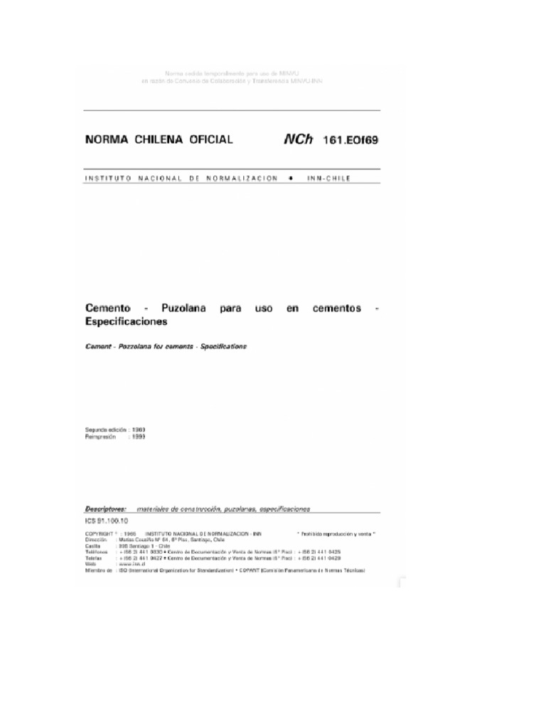 NCH 161 PDF | PDF