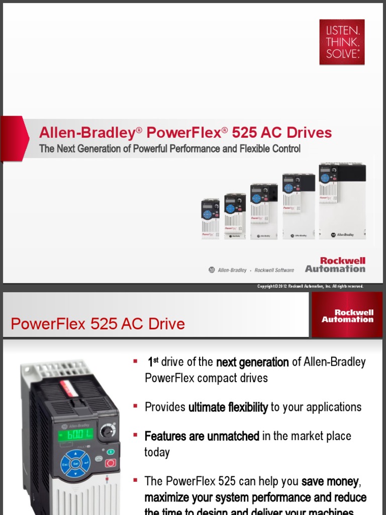 Allen-Bradley Powerflex 525 Ac Drives: The Next Generation of Powerful ...