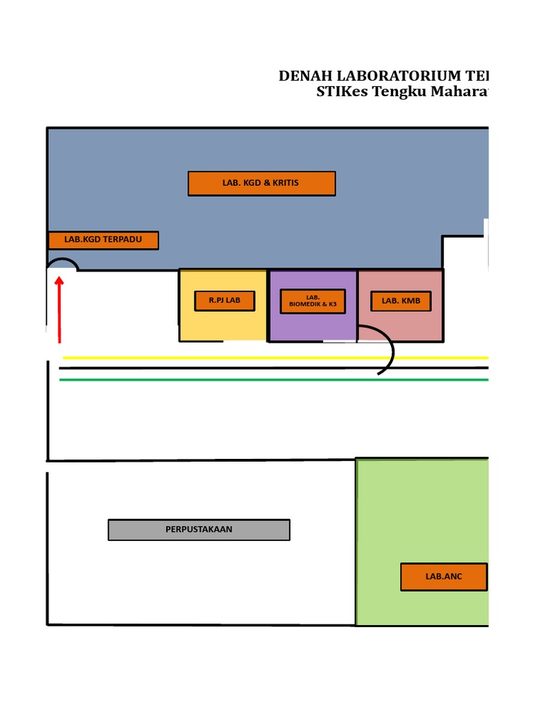 Denah Lab Stikes | PDF