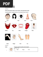 My Body - Grade 1 | PDF