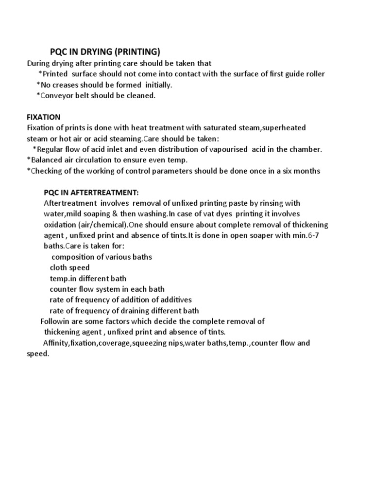 PQC in Drying (Printing) | PDF