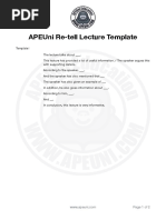 APEUni Summarize Written Text Template | PDF | Brand | Economies