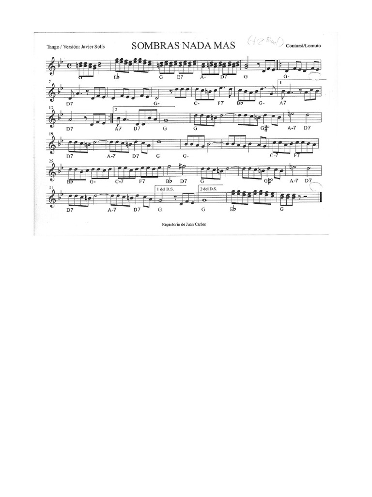 Sombras Nada Más PDF | PDF