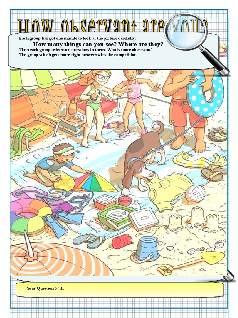 How Many Things Can You See? Where Are They? | PDF