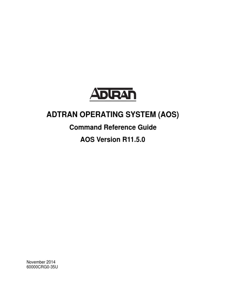 AOS Config Guide CLI PDF | PDF