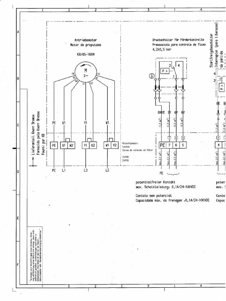 Esquema Conexion Electrica Compresor SL22 - Knorr Bremse PDF | PDF