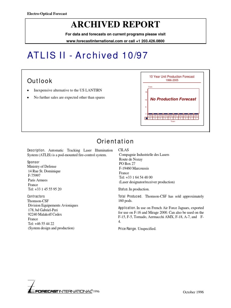 Altis II F16 Pod | PDF