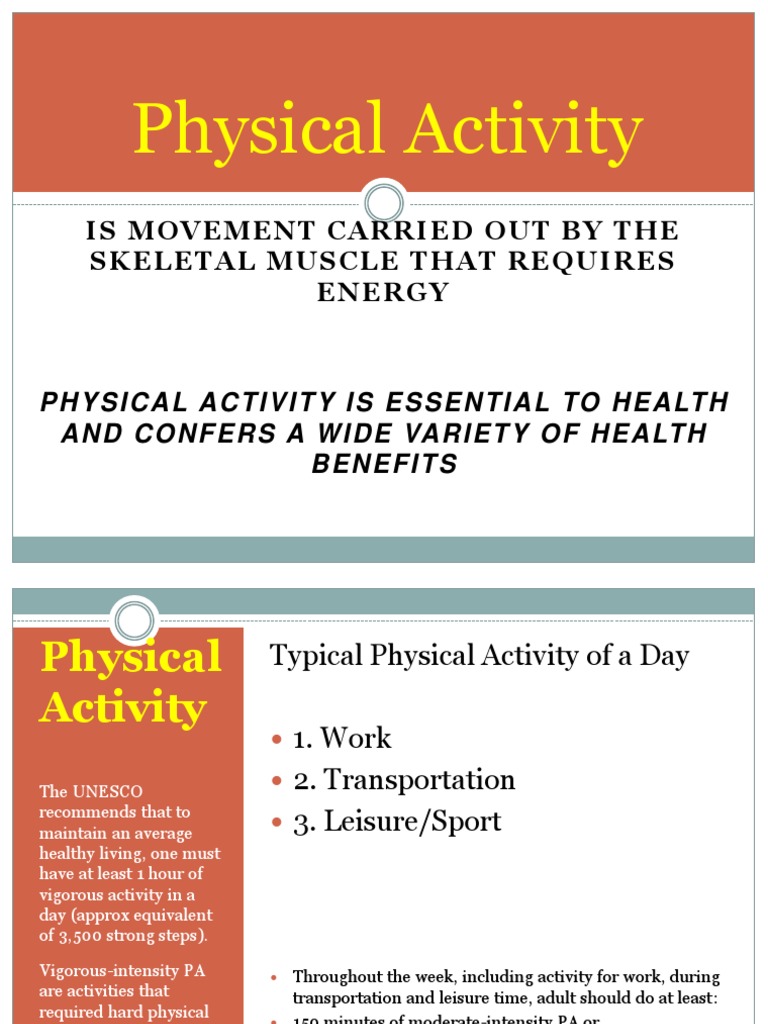 Physical Activity | PDF