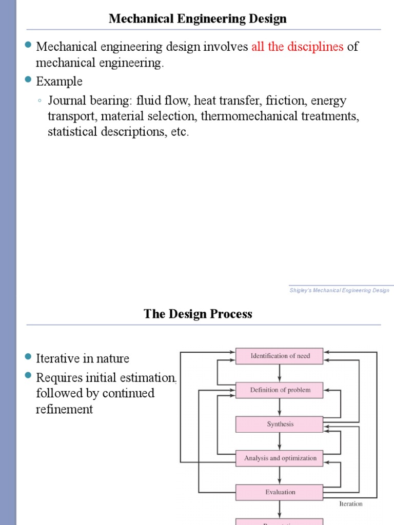 Mechanical Engineering Design Process | PDF