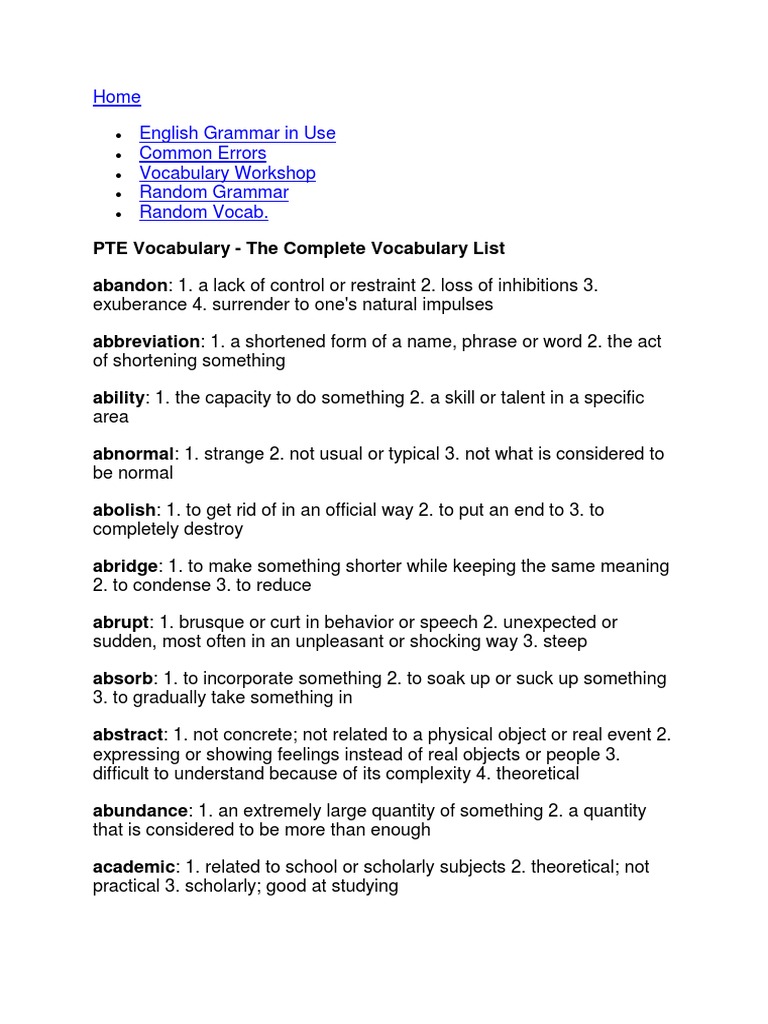 1.pte Words PDF | PDF