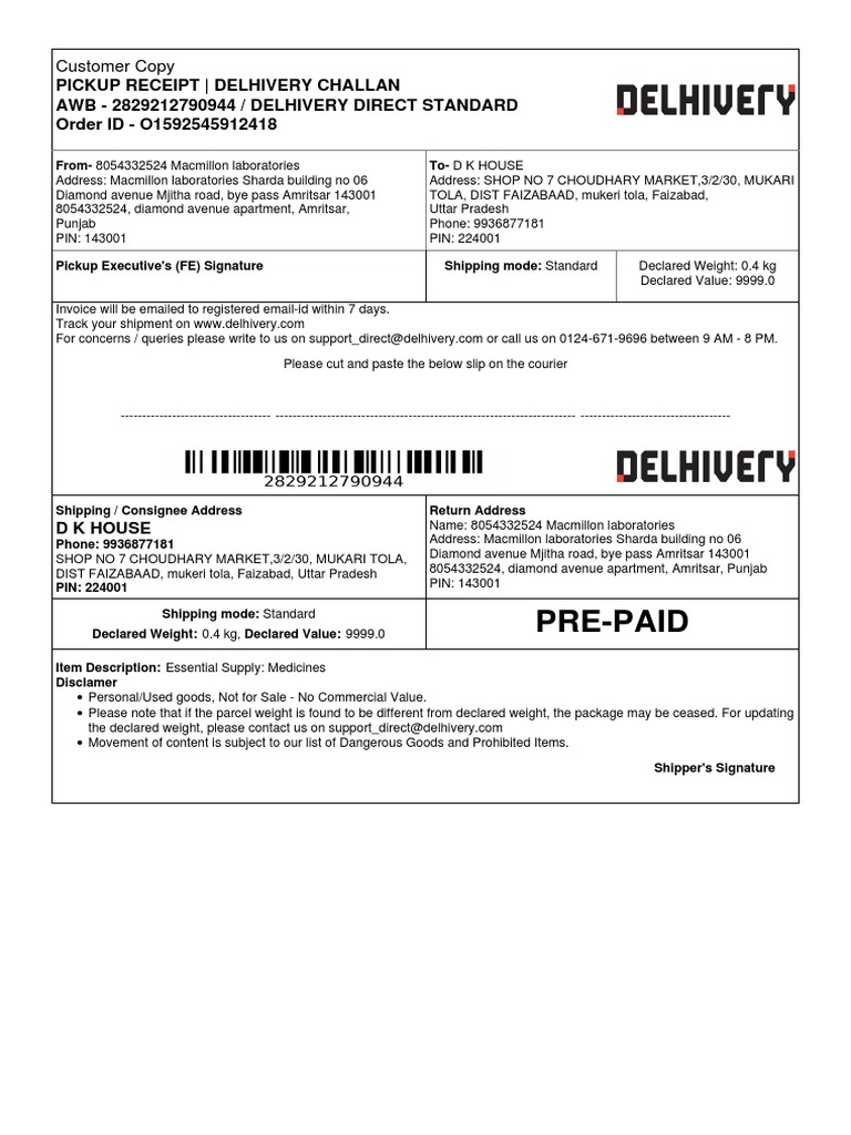 PackSlip - 2020-06-19T114114.011 PDF | PDF