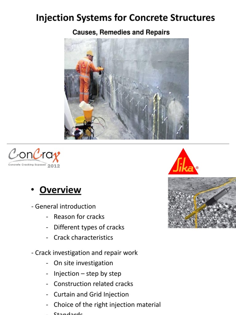 Sika Epoxy Injection Methods PDF | PDF | Fracture | Epoxy
