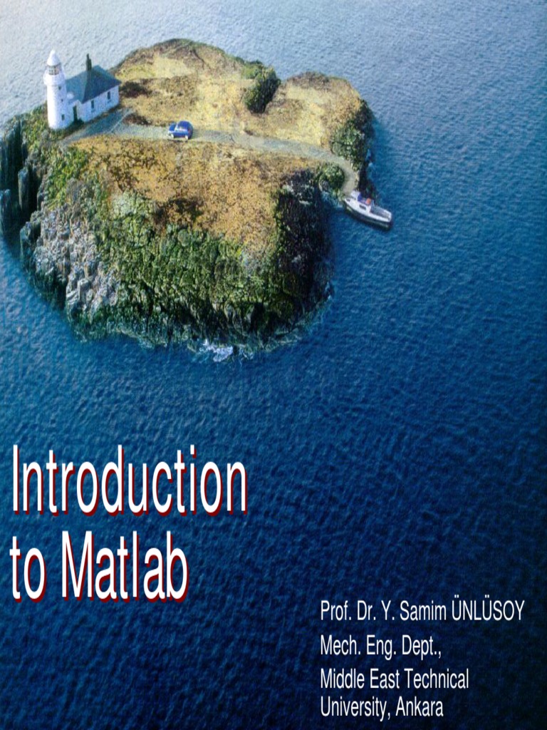 MatLabIntro PDF | PDF | Computers