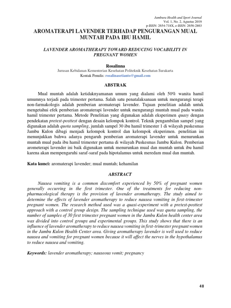 Aromaterapi Lavender PDF | PDF | Pengembangan Diri | Kesehatan Holistik