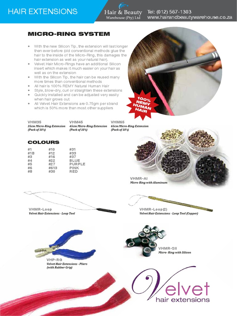 Hair Extensions Guide: Types & Methods | PDF