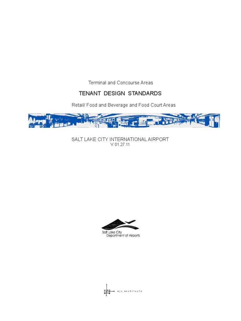 Tenant Design Standards: Terminal and Concourse Areas | PDF