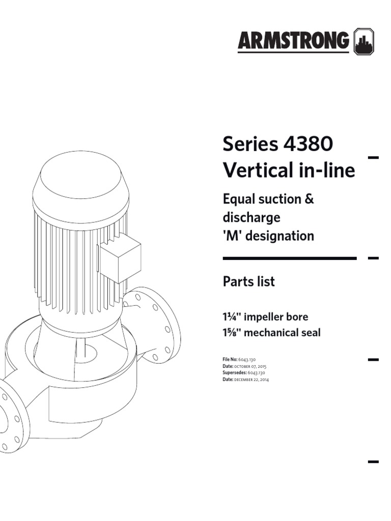 Armstrong 4380 Parts List Overview | PDF