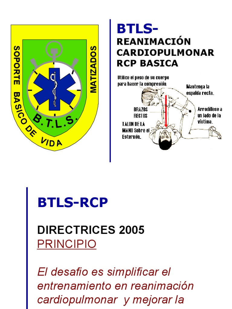 BTLS-RCP 2005aph | PDF | Traumatologia | Reanimación cardiopulmonar