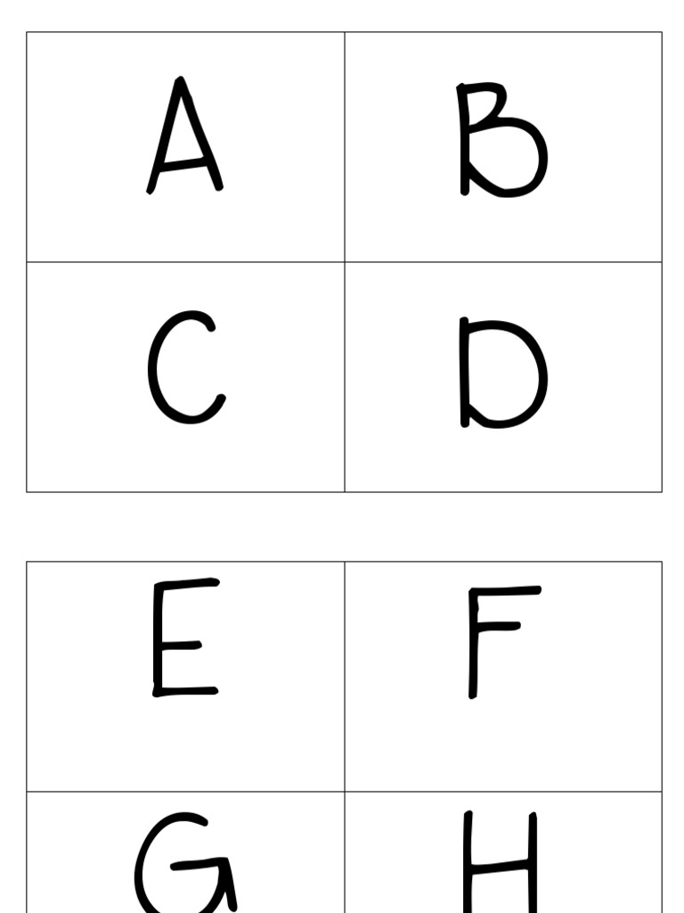 Heggerty Letter Packs | PDF