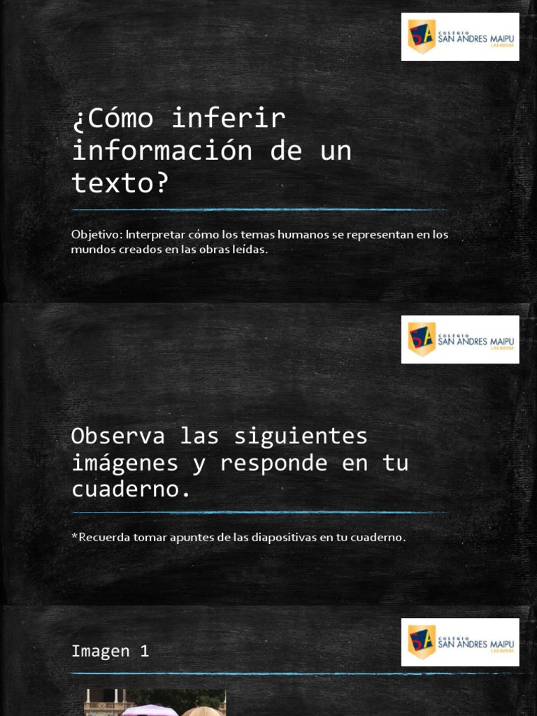 Cómo Inferir Información de Un Texto | PDF | Inferencia | Información